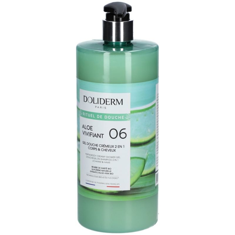 Doliderm Gel Douche 06 Aloe Vivifiant 1L - Citymall