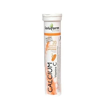 SOLUFORM Calcium Vitamine C 20 Comprimes - Citymall