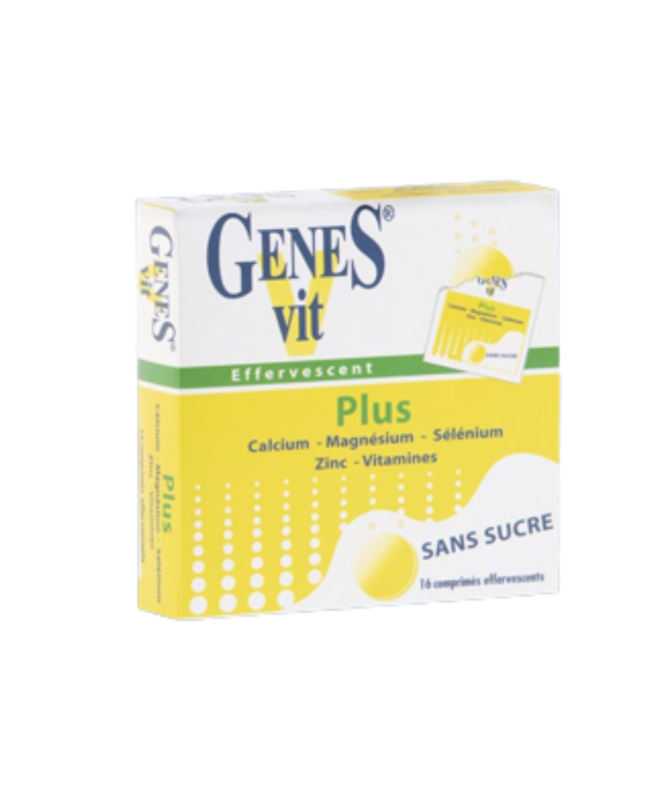 Genes Vit Plus 16 Comprimes Effervescents - Citymall
